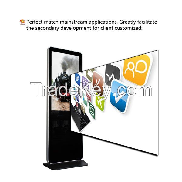 55" Computer Touch Screen Wayfinding Interactive Info Kiosk By Shenzhen Qida Tech Co., Limited,