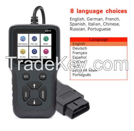 PSV311.Vehicle fault analyzer diesel vehicle OBD scanning tool ECU ...